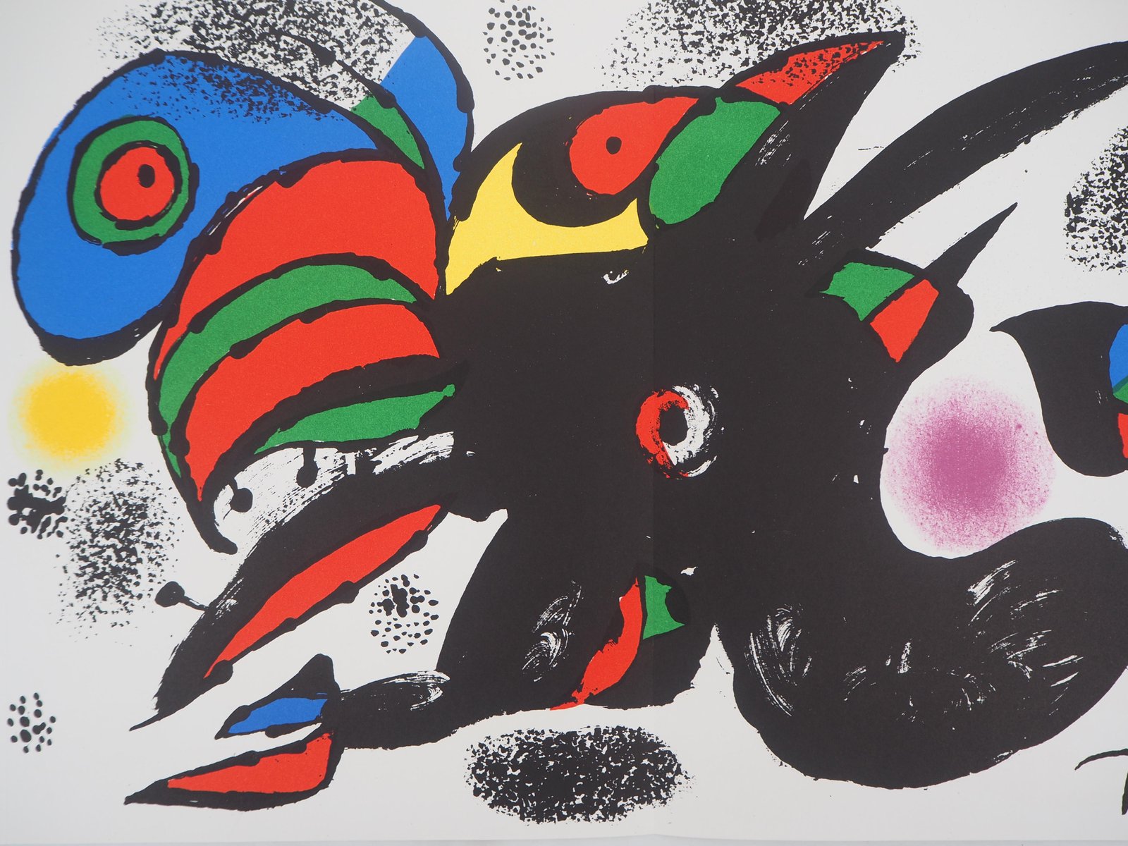 Joan Miro, Fantastic Birds, Original Lithograph for sale at Pamono
