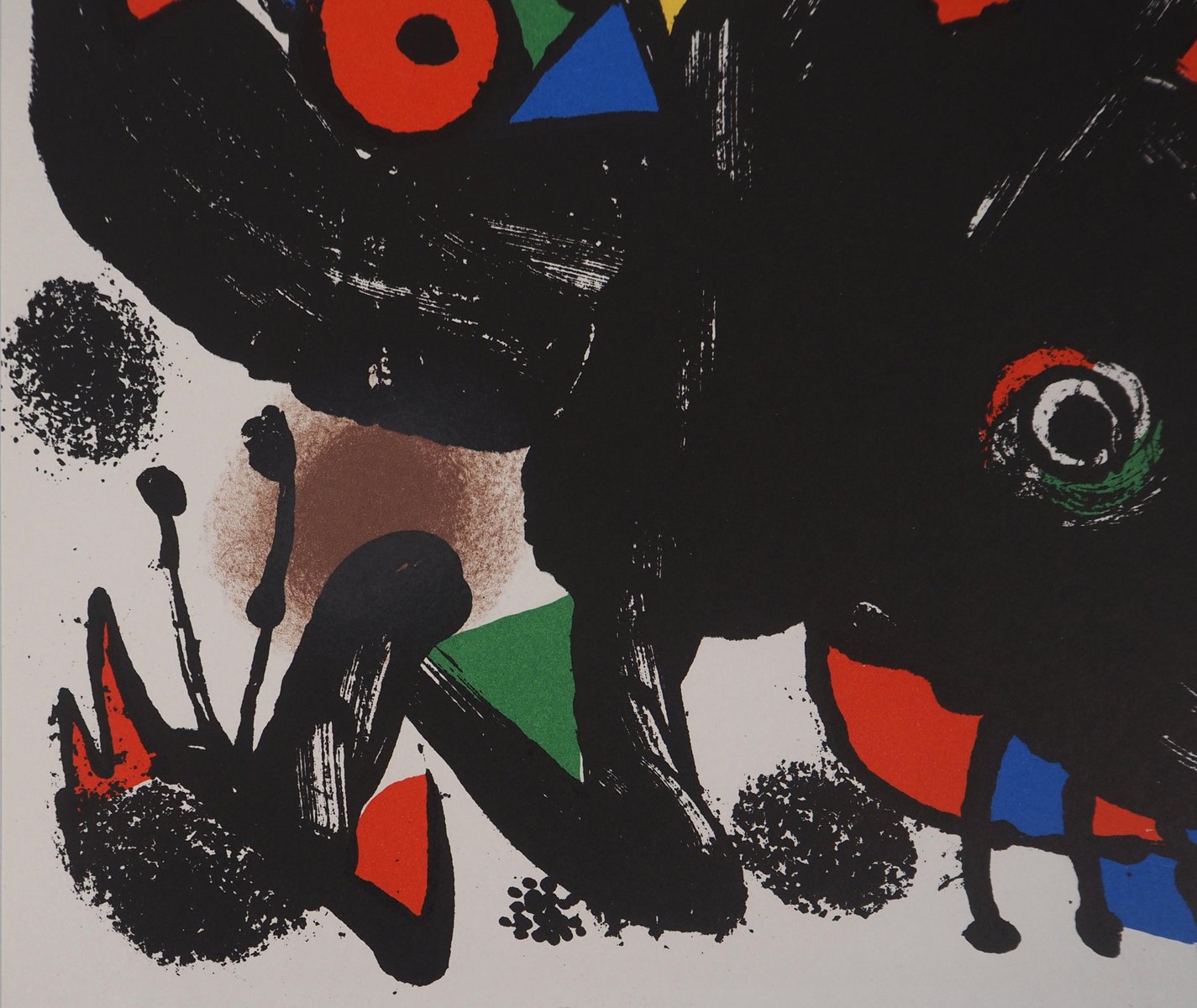 Joan Miro, Wild Animal, 1976, Original Lithograph for sale at Pamono