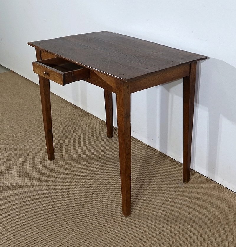 Small Solid Oak Table, 1800s for sale at Pamono