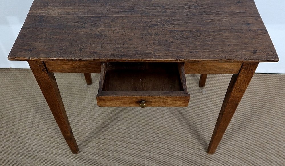 Small Solid Oak Table, 1800s for sale at Pamono