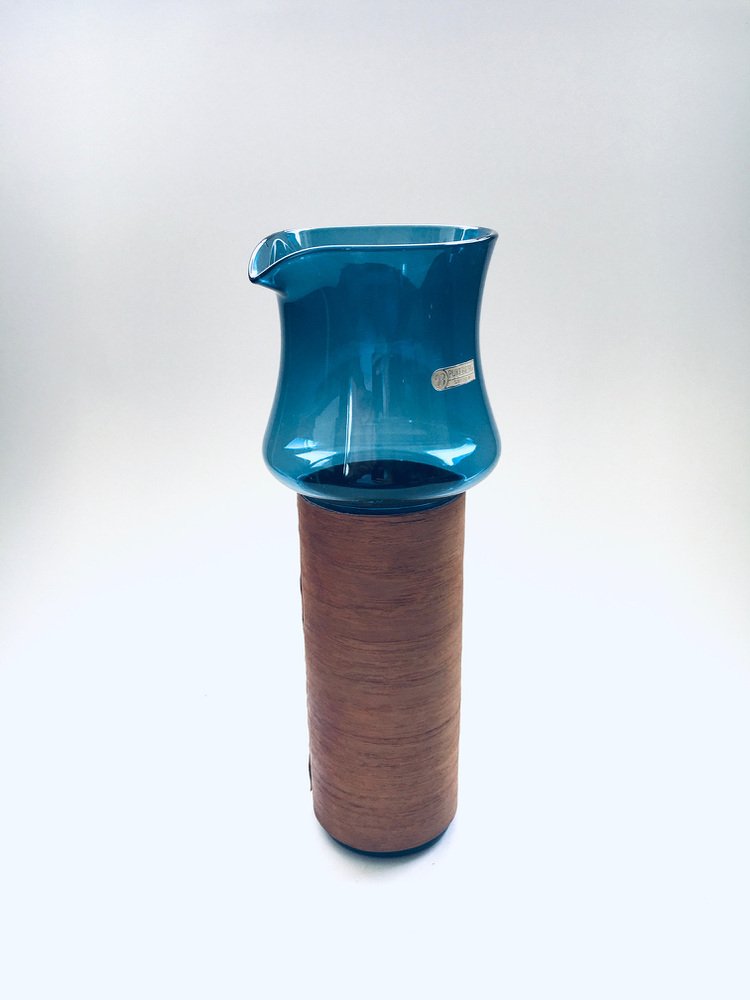 Mid-Century Modern Scandinavian Glass Decanter by Pukeberg, Sweden ...