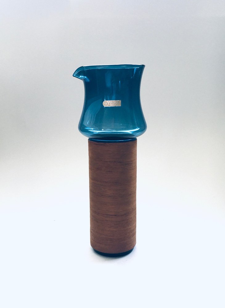 Mid-Century Modern Scandinavian Glass Decanter by Pukeberg, Sweden ...