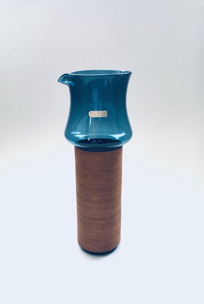 Mid-Century Modern Scandinavian Glass Decanter by Pukeberg, Sweden ...