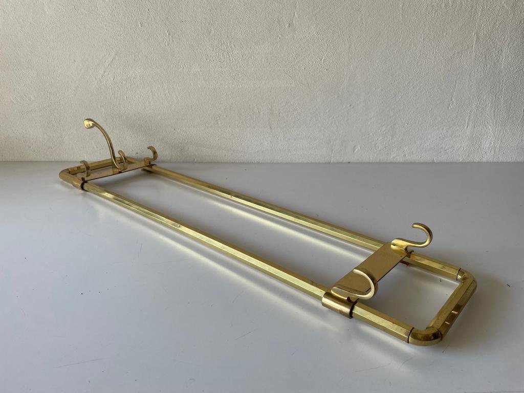 Mid-Century German Full Brass Beautiful Long Coat Rack, 1950s for sale ...