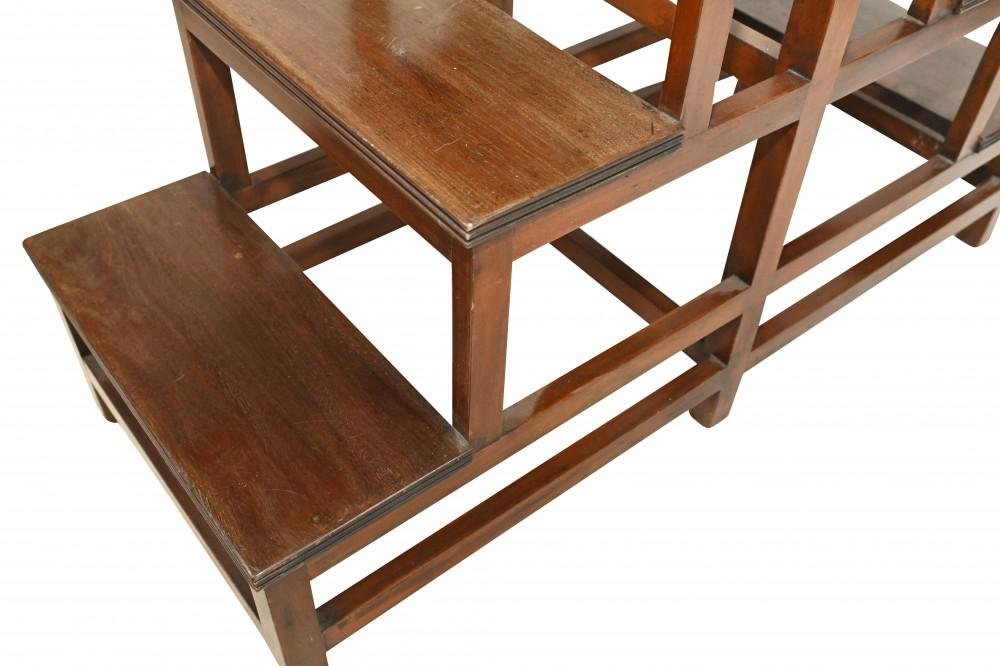 Victorian Mahogany Library Ladder for sale at Pamono