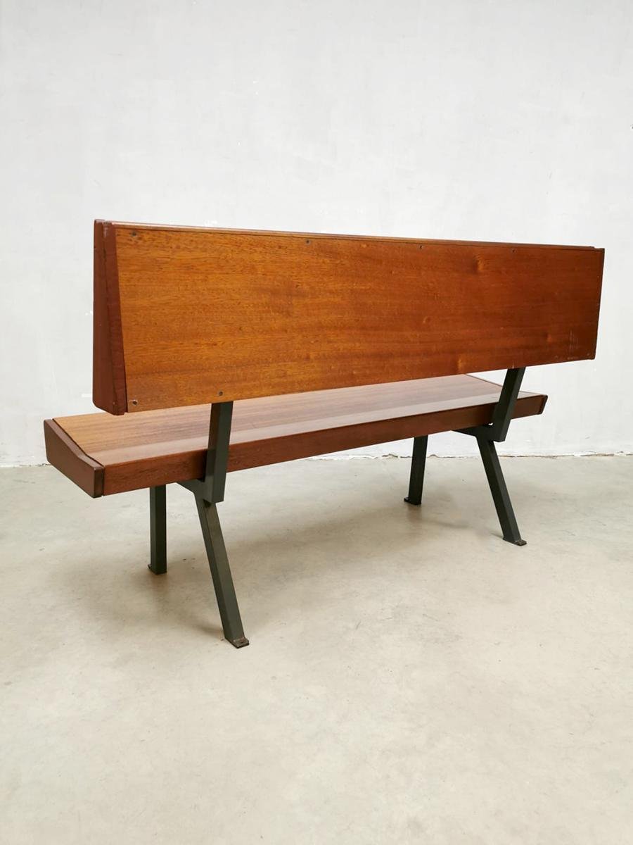 Vintage Dutch Bench in Style of Dom Van Der Laan for sale at Pamono
