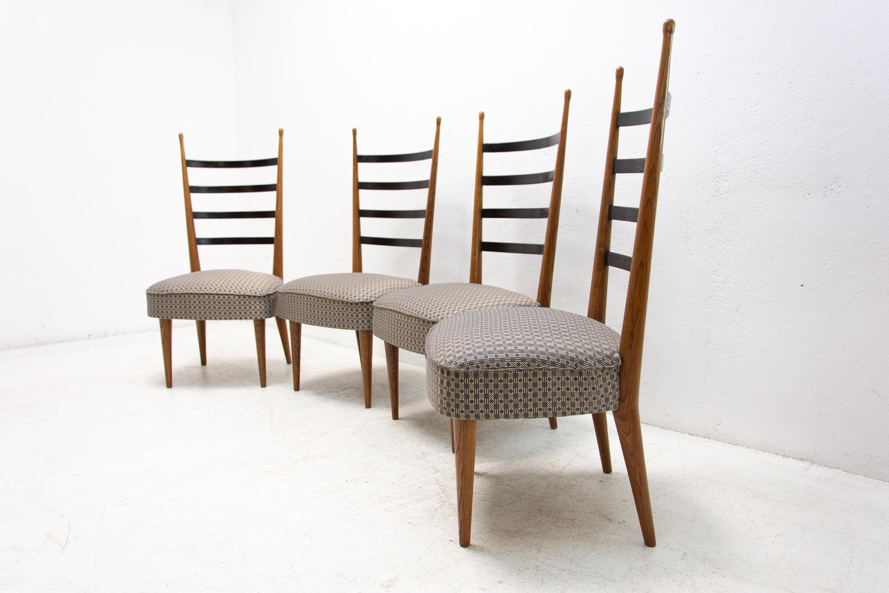 Dining Chairs by Josef Pehr, Czechoslovakia, 1940s, Set of 4 for sale ...