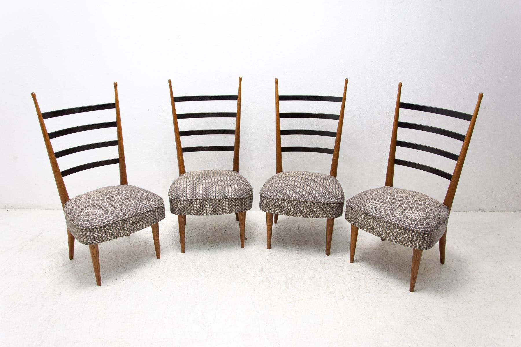 Dining Chairs by Josef Pehr, Czechoslovakia, 1940s, Set of 4 for sale ...