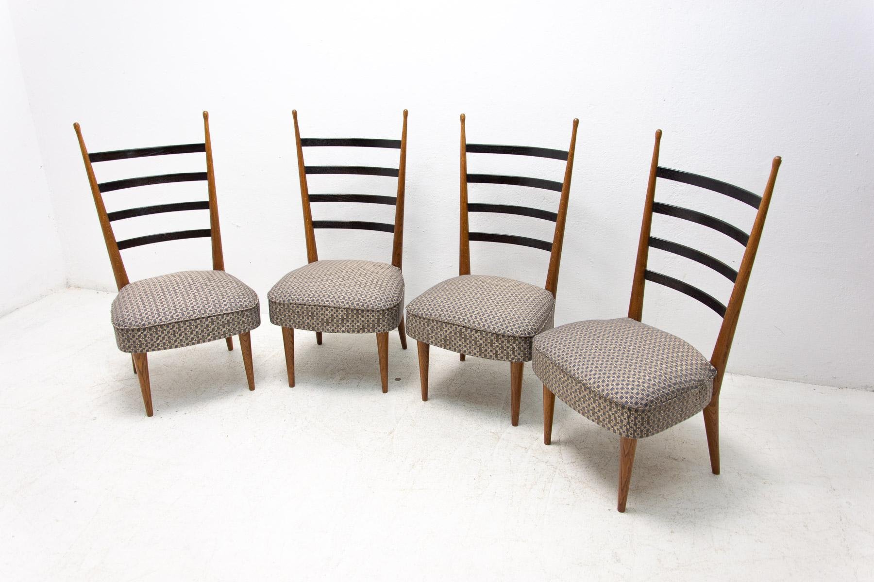 Dining Chairs by Josef Pehr, Czechoslovakia, 1940s, Set of 4 for sale ...