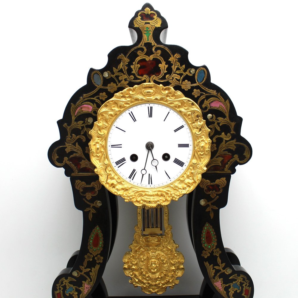 19th-Century French Pendulum Clock for sale at Pamono