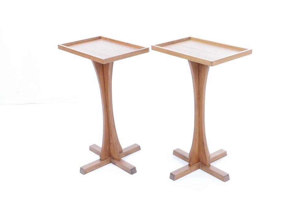 Teak Twin Tables, Set of 2 for sale at Pamono