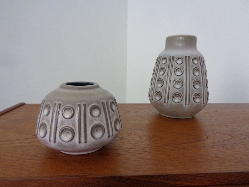 Steuler Ceramic Vases, 1960s, Set of 2 for sale at Pamono