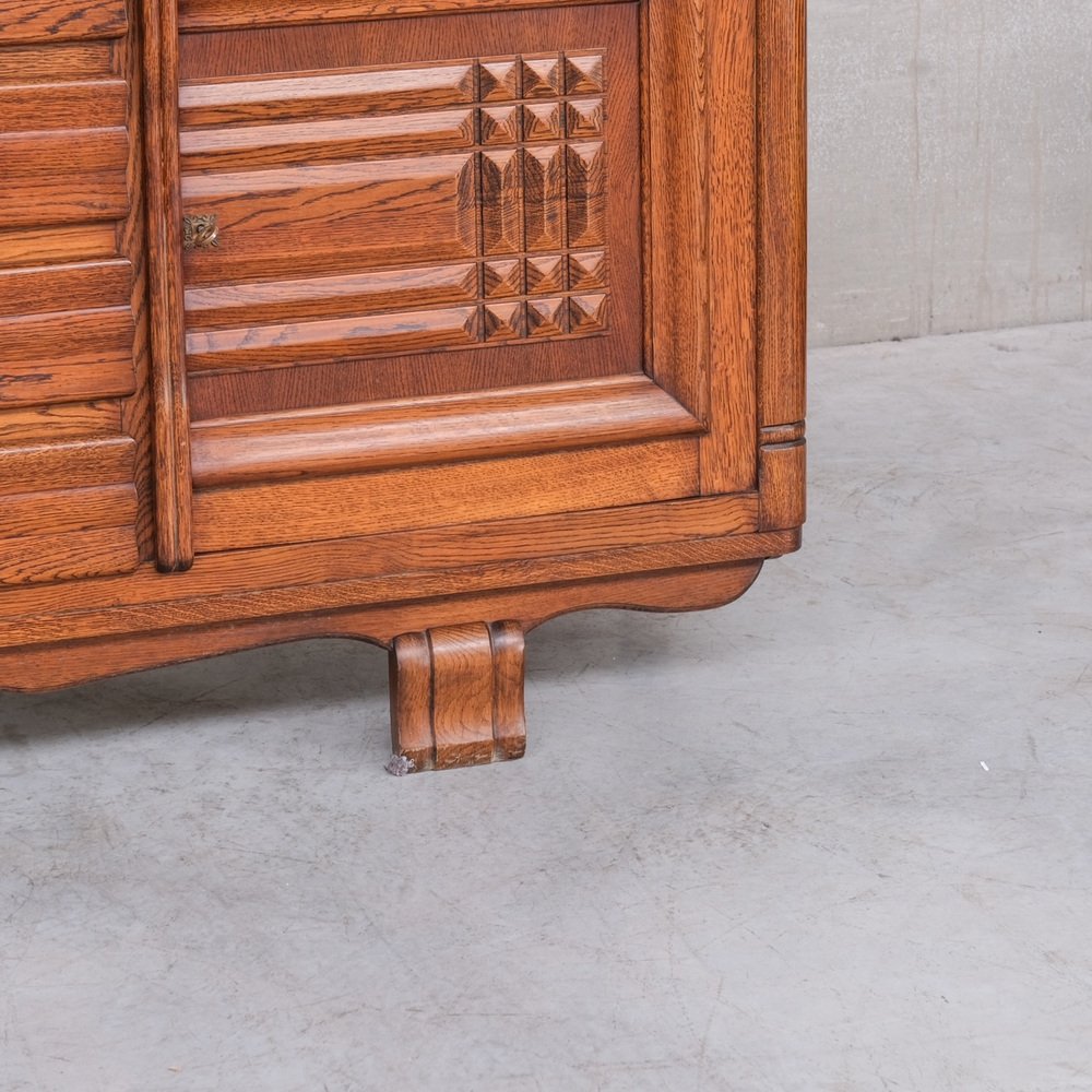Französische Art Deco Marmor Anrichte oder Sideboard bei Pamono kaufen