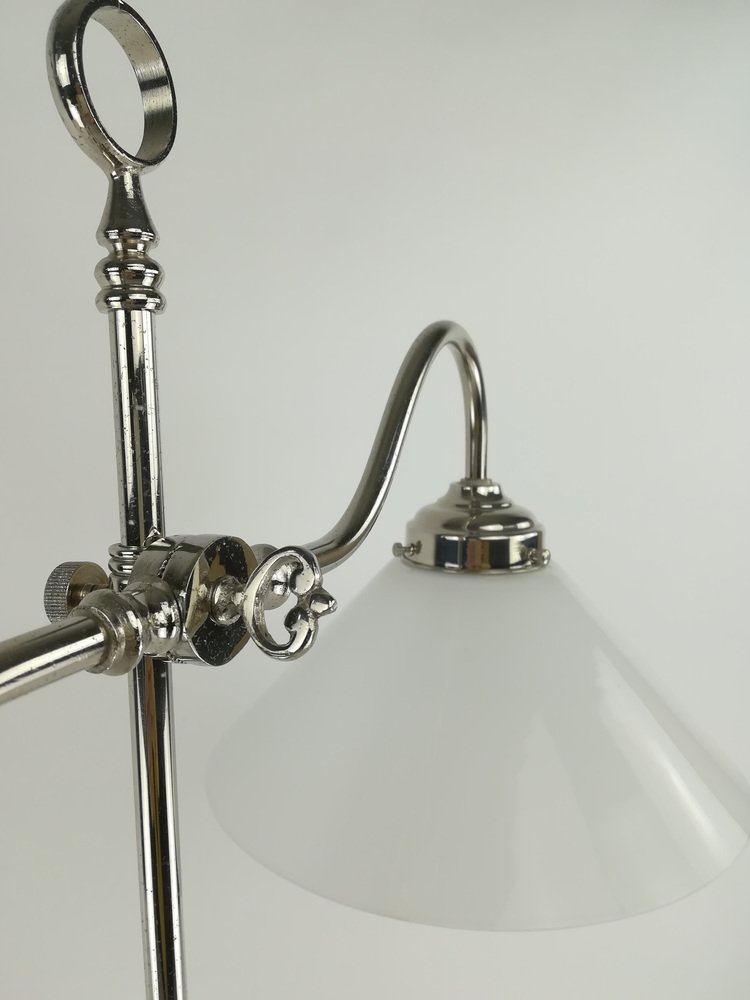 Height Adjustable Chrome Plated Mens Desk Lamp, 1930 for sale at Pamono