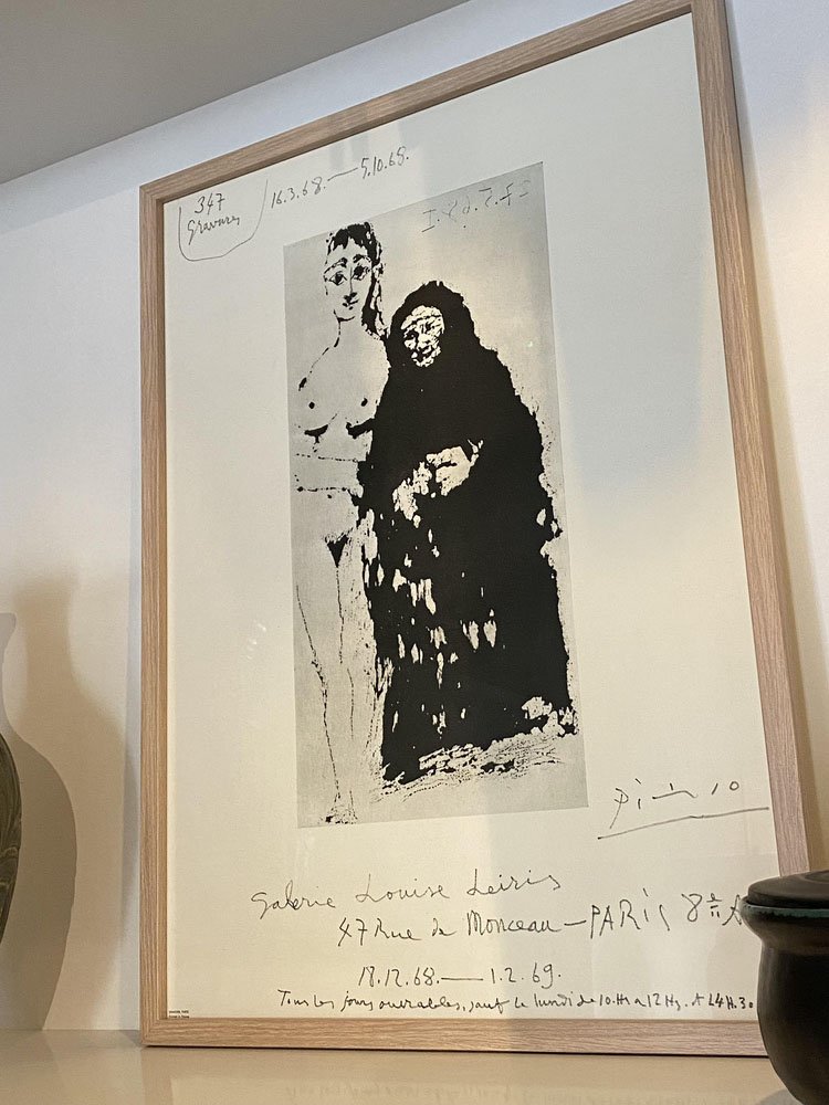 Picasso, Engravings at Galerie Louise Leiris, 1968, Poster, Framed for ...