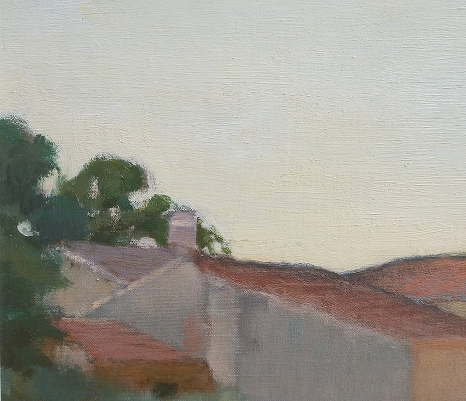 Charles Perron, Country Scene, 20th-Century, Oil on Canvas, Framed for ...