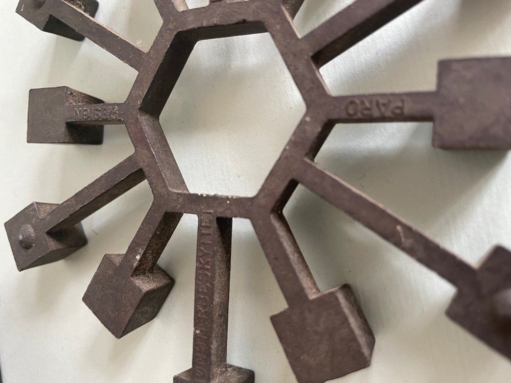 Danish Hjerte Stage Candleholders by Jens Quistgaard for Paro, 1960s ...