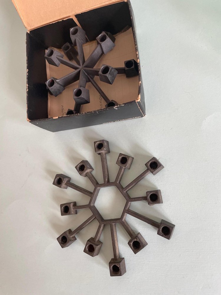 Danish Hjerte Stage Candleholders by Jens Quistgaard for Paro, 1960s ...