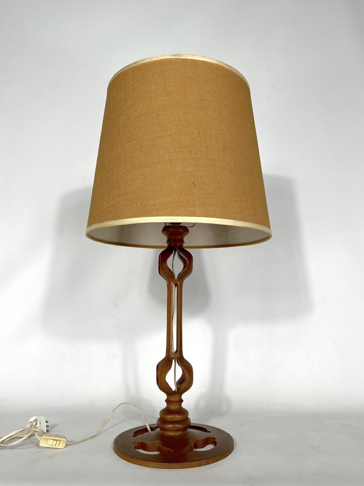 Schone Tischlampe Vintage Holz Bilder