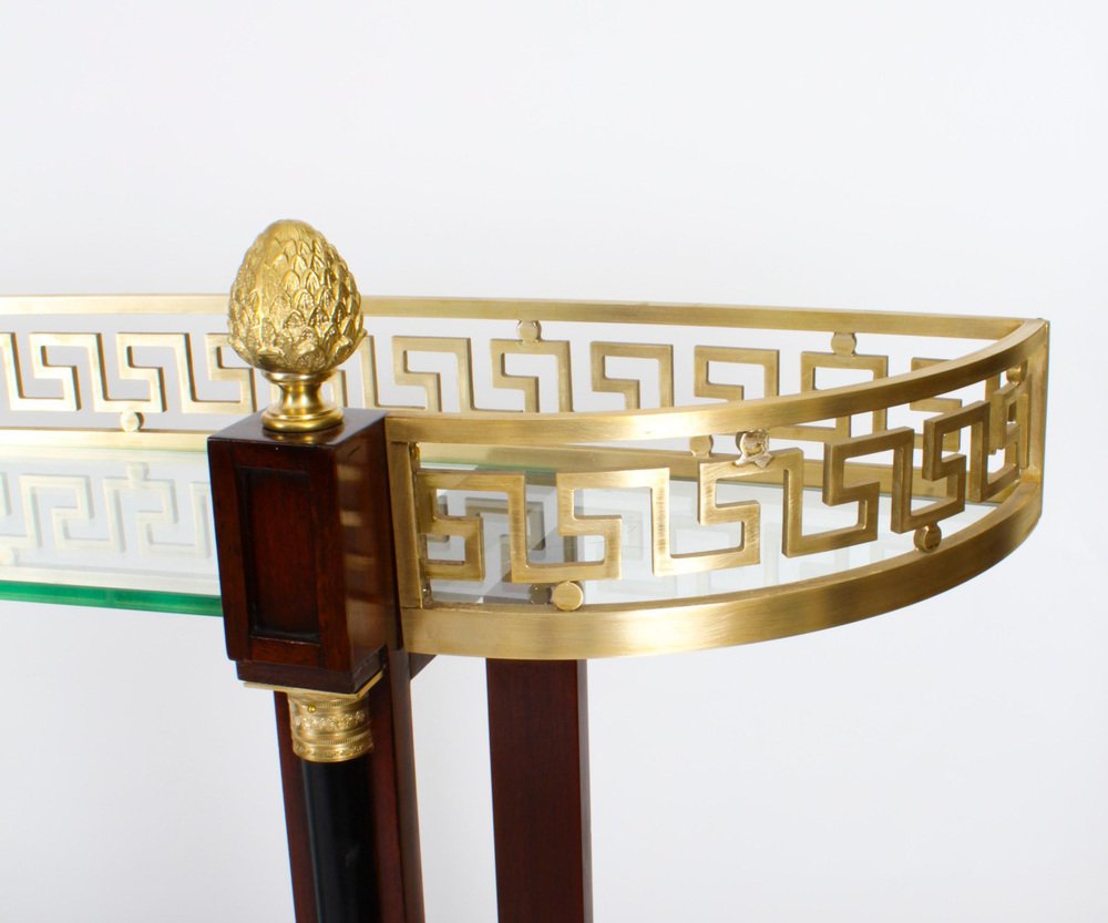 Vitrine Versace Vintage en Verre Courbé Doré, 20ème Siècle en vente sur ...