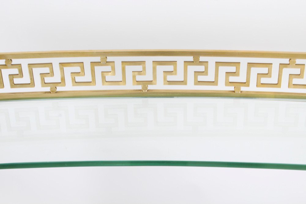 Vitrine Versace Vintage en Verre Courbé Doré, 20ème Siècle en vente sur ...