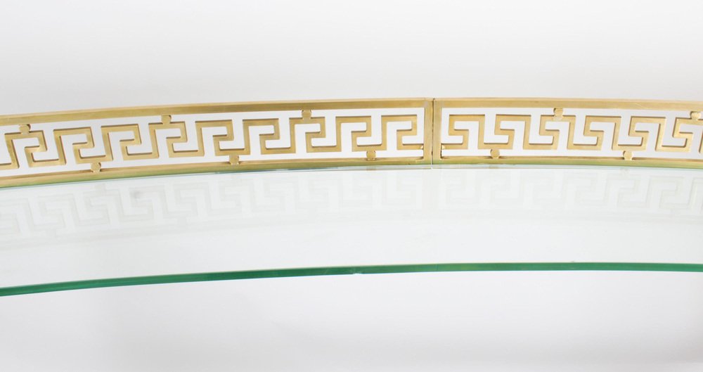 Vintage Versace Ormolu Vitrine aus geschwungenem Glas, 20. Jh bei ...