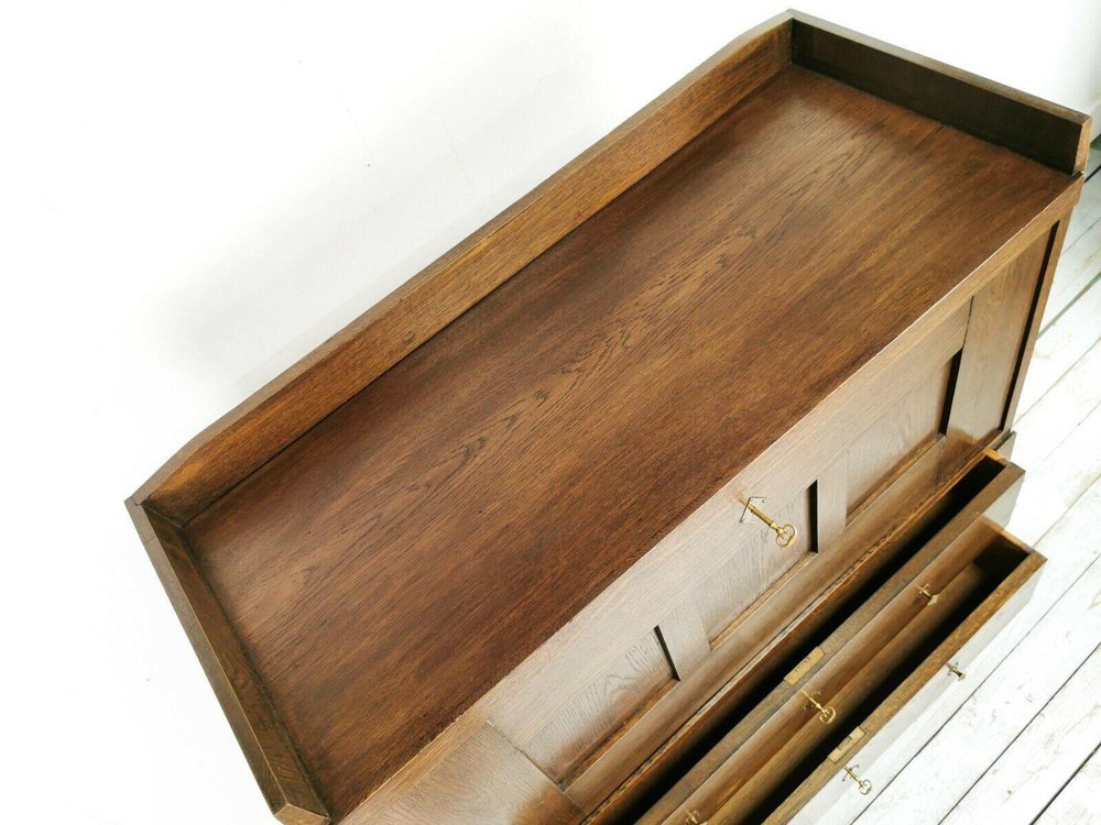 Jugendstil Eichenholz Schrank von Richard Riemerschmid bei Pamono kaufen