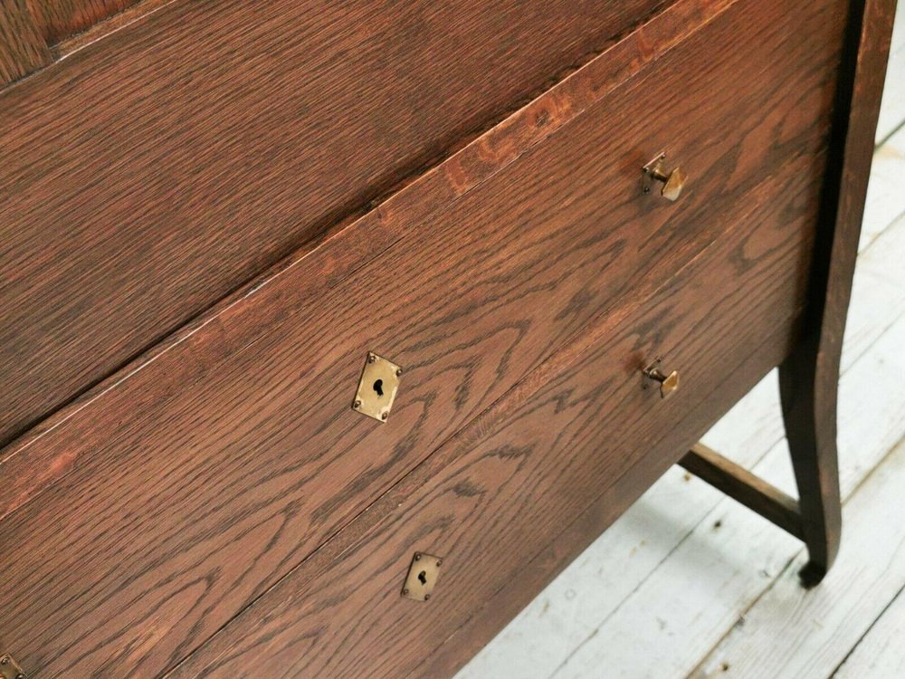 Jugendstil Eichenholz Schrank von Richard Riemerschmid bei Pamono kaufen