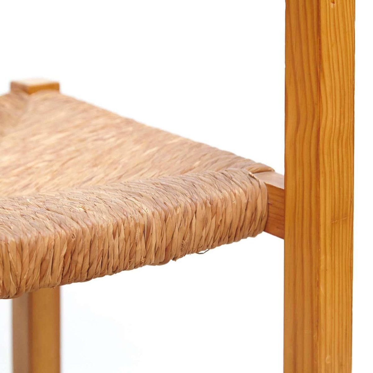 Spanish Rattan & Wood Chairs, 1950s, Set of 2 for sale at Pamono