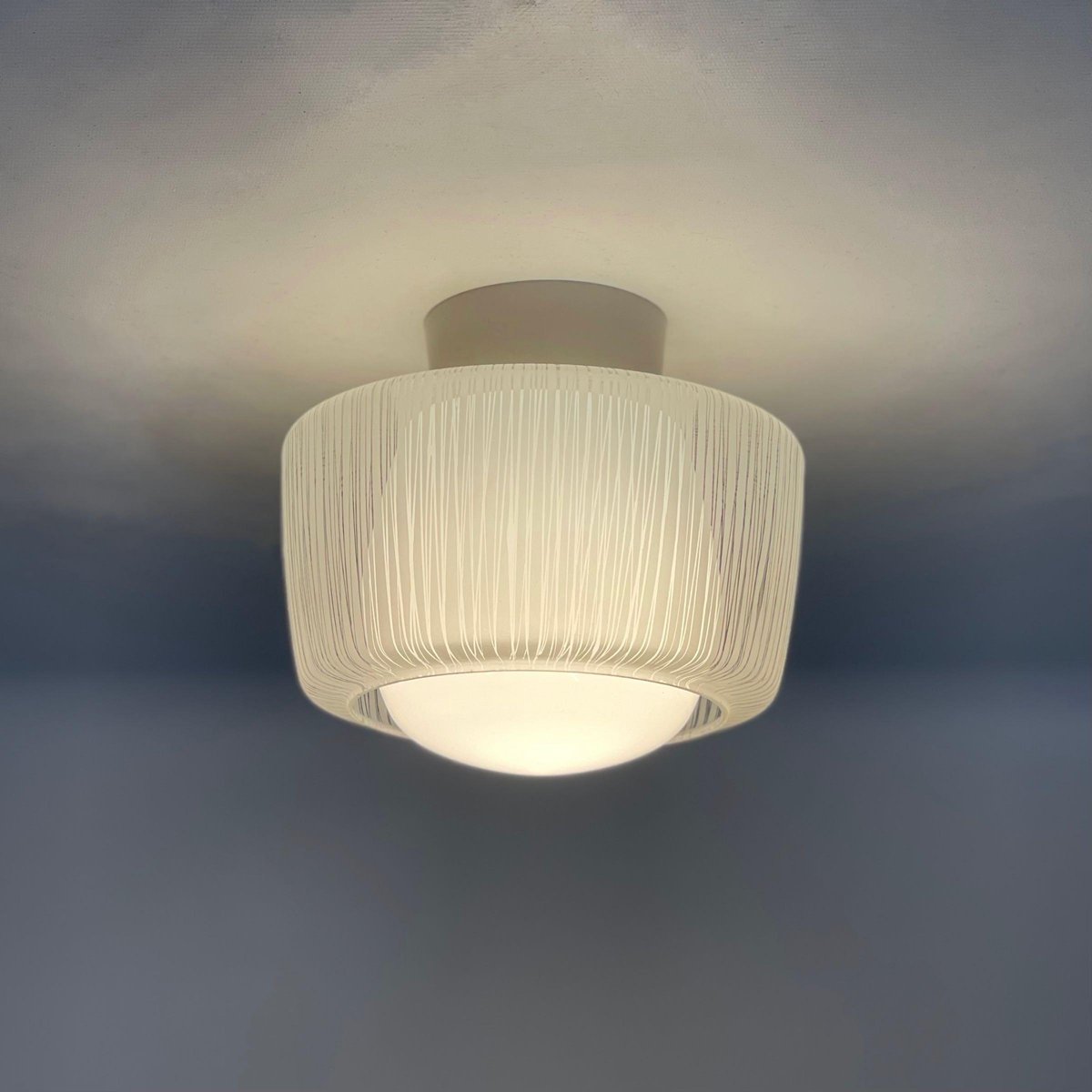 Vintage Ceiling Lamp with Two Glass Shades from Niko, 1960s for sale at ...