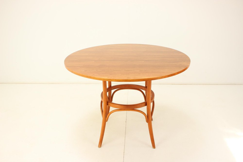 Mid-Century Dining Table in Wood, 1980s for sale at Pamono