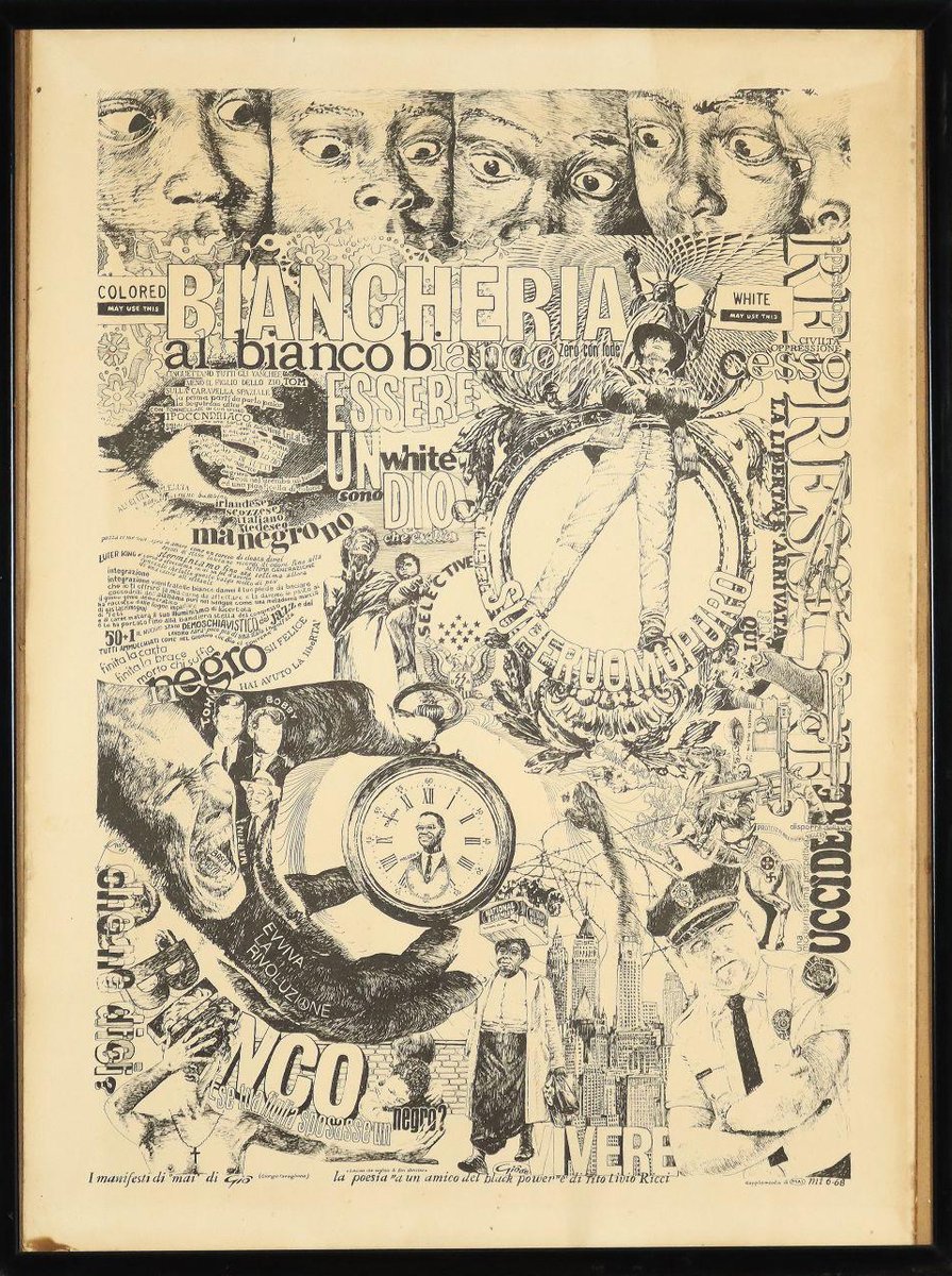 Vintage Anti-Racist Poster, 1968 for sale at Pamono