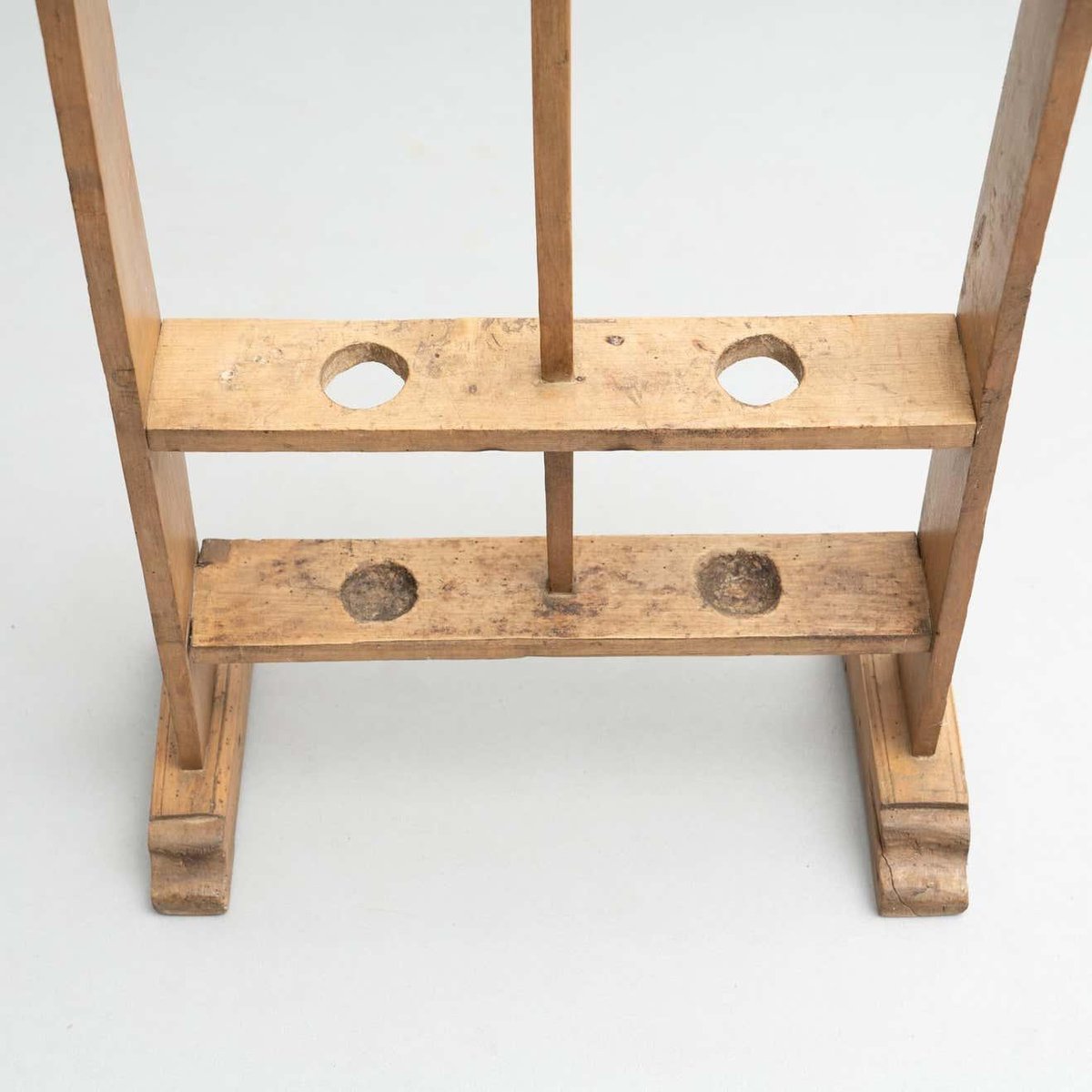 Traditional Spanish Hachero Light Wood Candleholder, 1930s for sale at ...