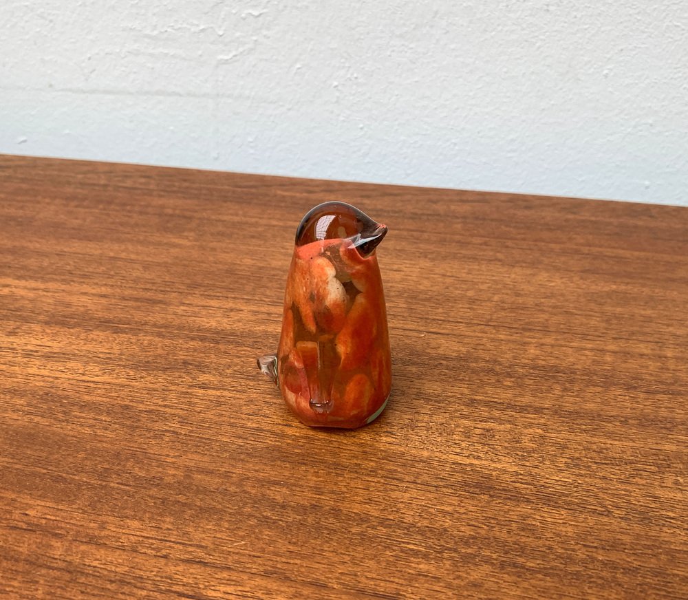 Vintage Glass Animal Penguin Sculpture from Mtarfa Glassblowers for ...