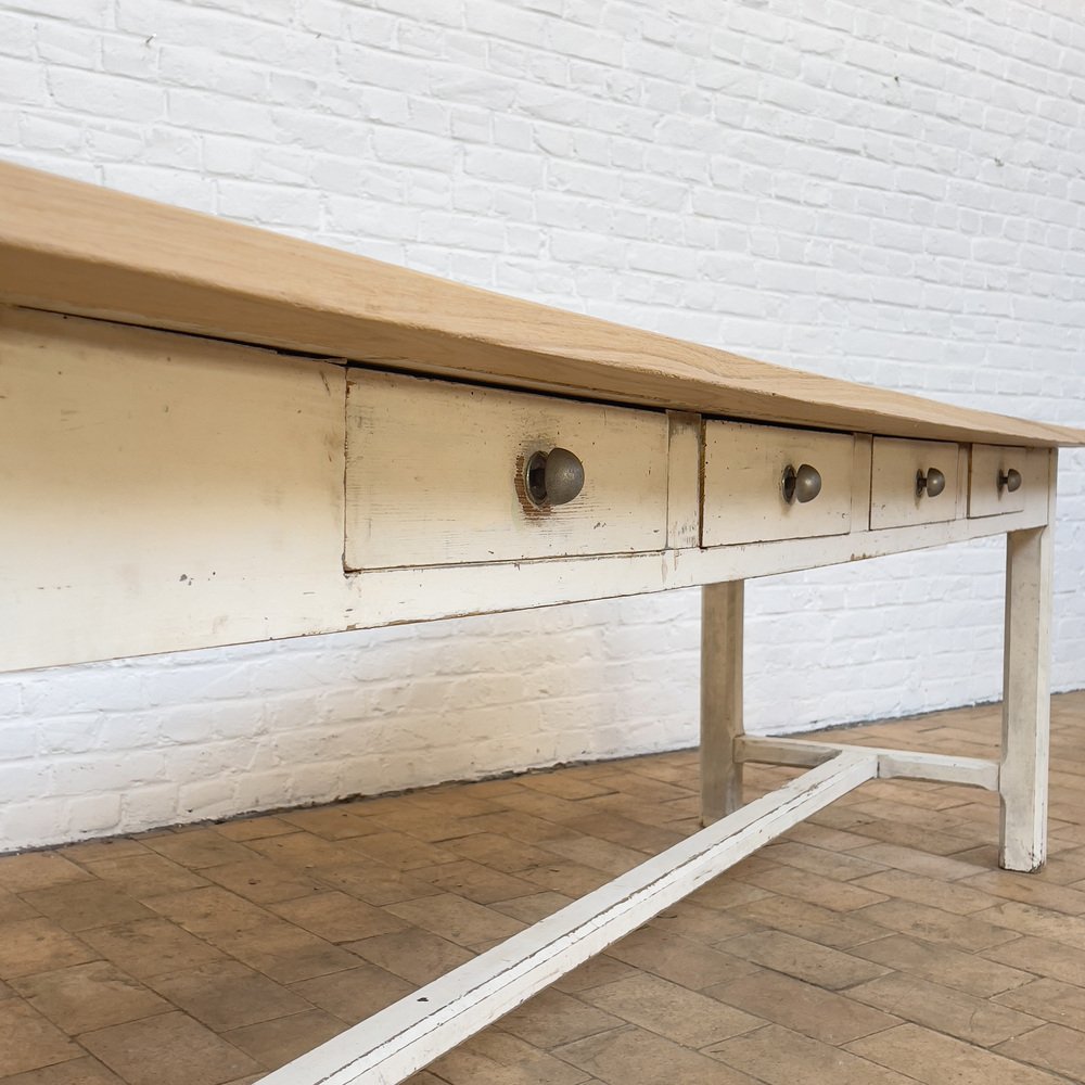 Vintage Labortisch aus Holz, 1950 bei Pamono kaufen