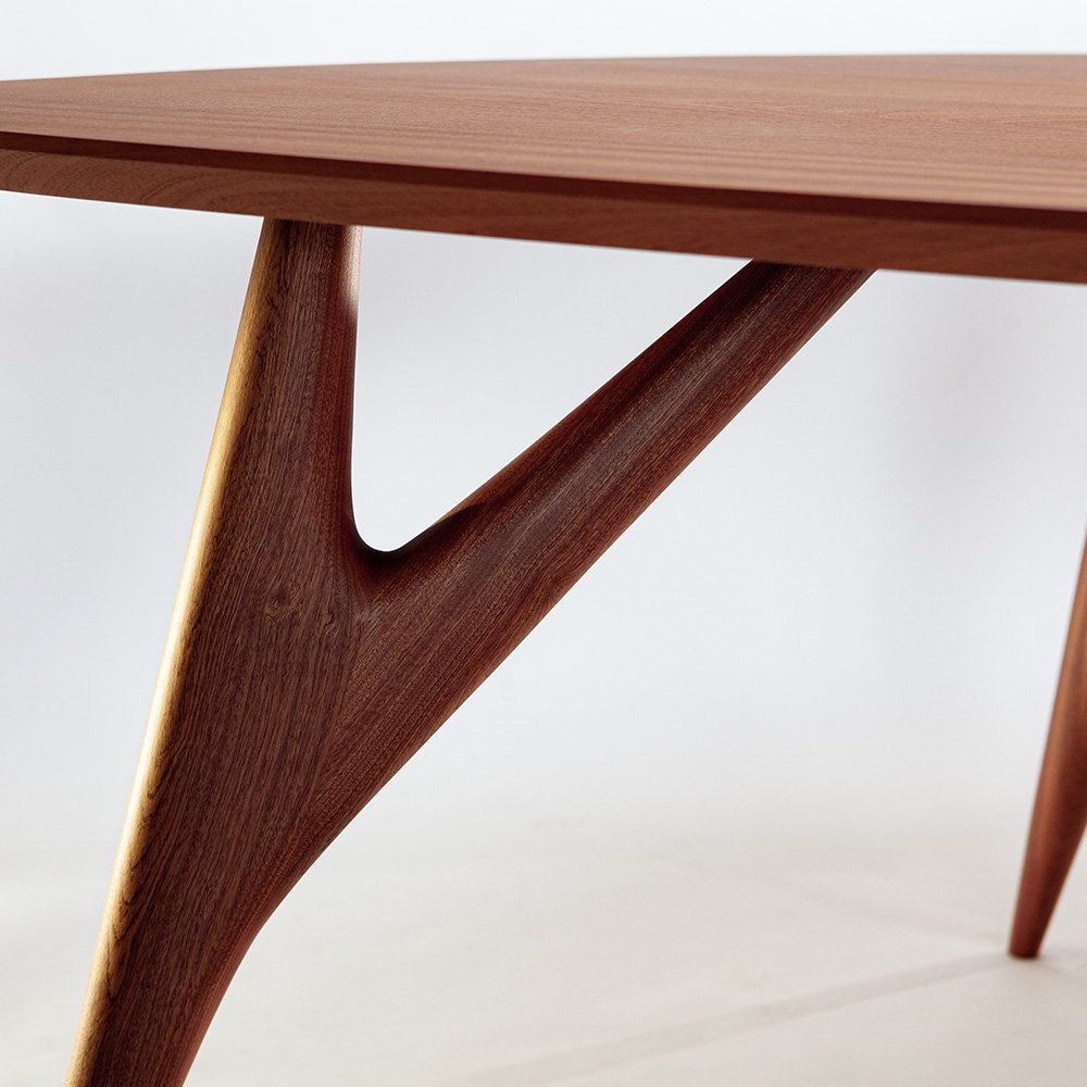 Small Mahogany Ted Masterpiece Dining Table from Greyge for sale at Pamono
