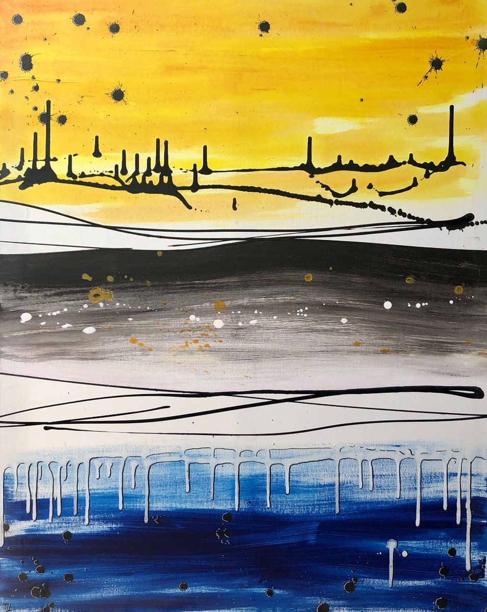 Mariane Lefevre, Entre deux, 2022, Acrylic on Canvas for sale at Pamono