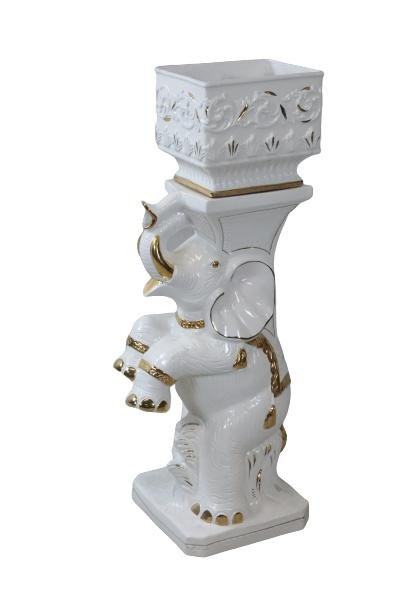 Flowerpot with Elephant Column from Capedimonte for sale at Pamono