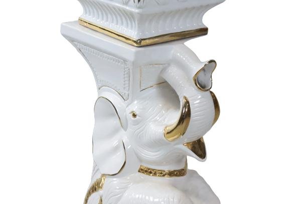 Flowerpot with Elephant Column from Capedimonte for sale at Pamono