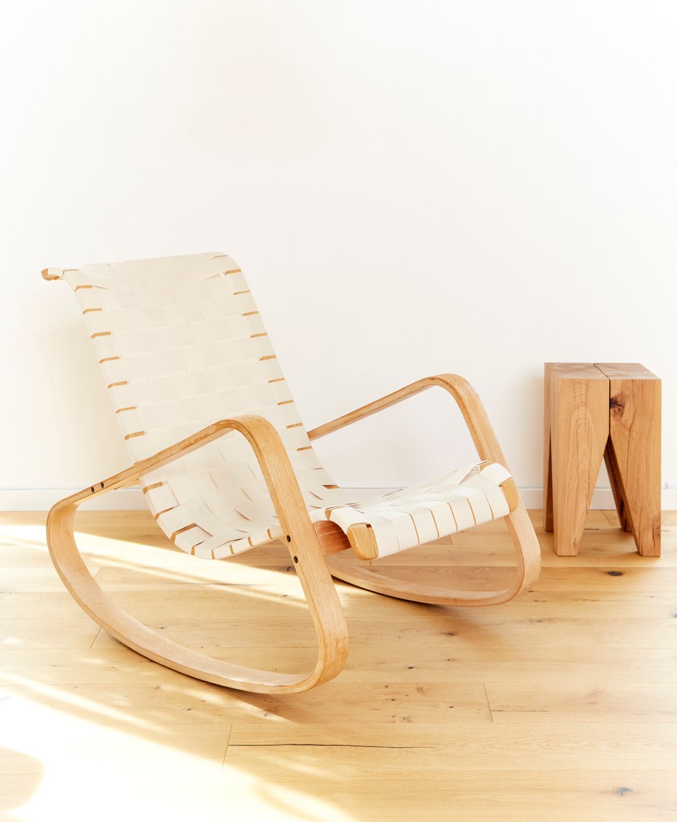 Dondolo Rocking Chair by Luigi Crassevig for sale at Pamono