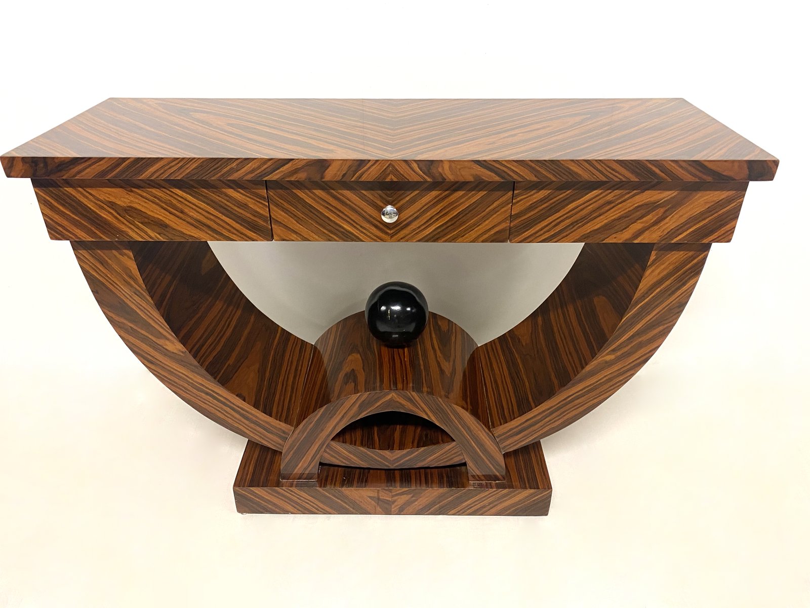Art Deco Rosewood Console Table, 1980s for sale at Pamono