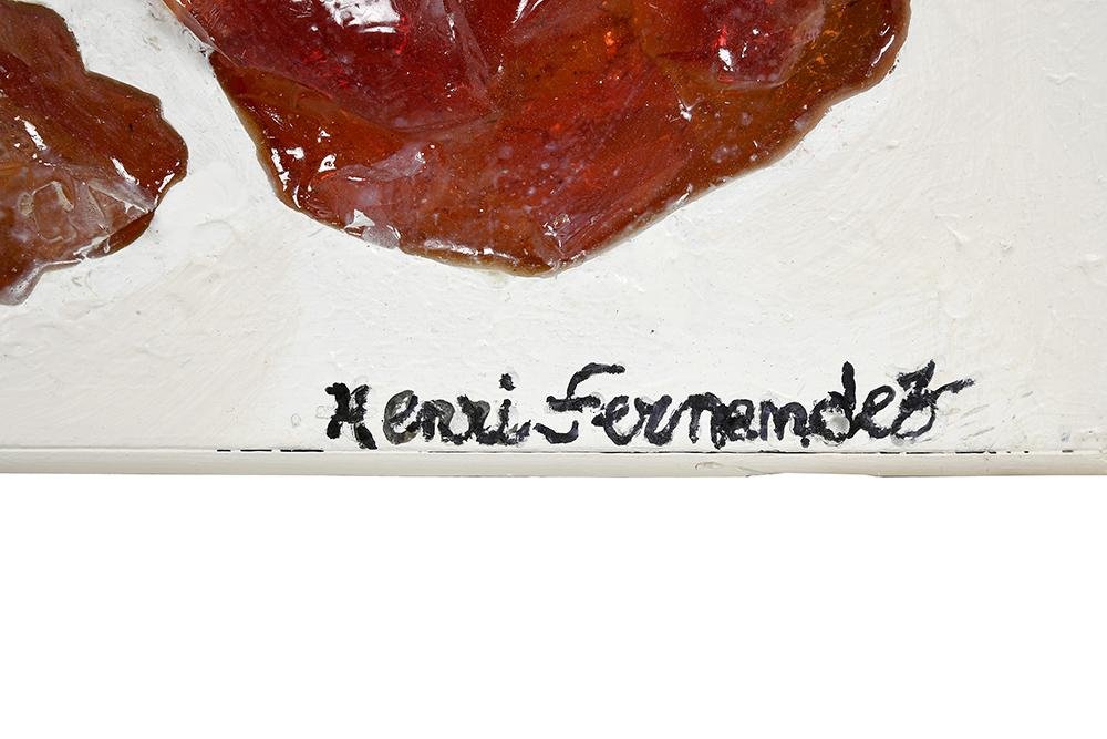 Henri Fernandez, Composition of Letters, 1970s, Fractal Resin Wall ...