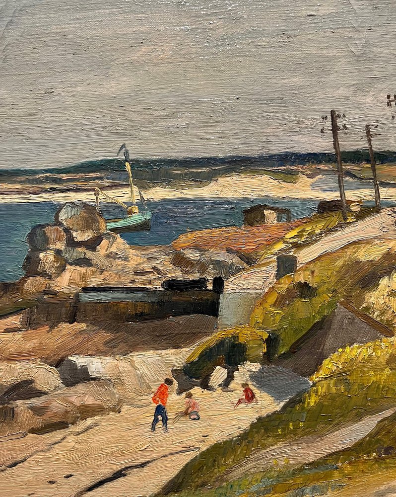 Pierre Alexis Lesage, Breton Landscape, 1920s, Oil on Canvas, Framed ...