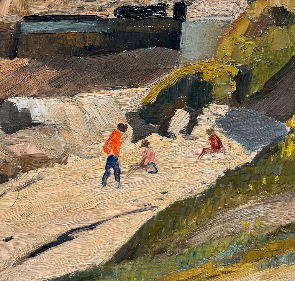 Pierre Alexis Lesage, Bretonische Landschaft, 1920er, Öl auf Leinwand ...