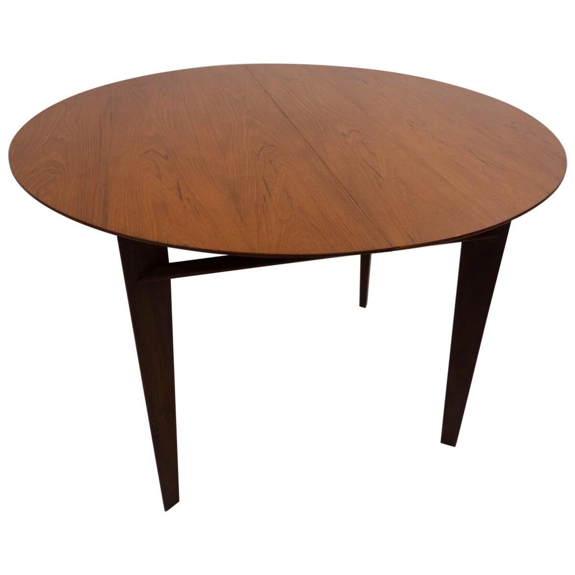 Mid-Century Modern Italian Extending Dining Table in Teak by Vittorio ...