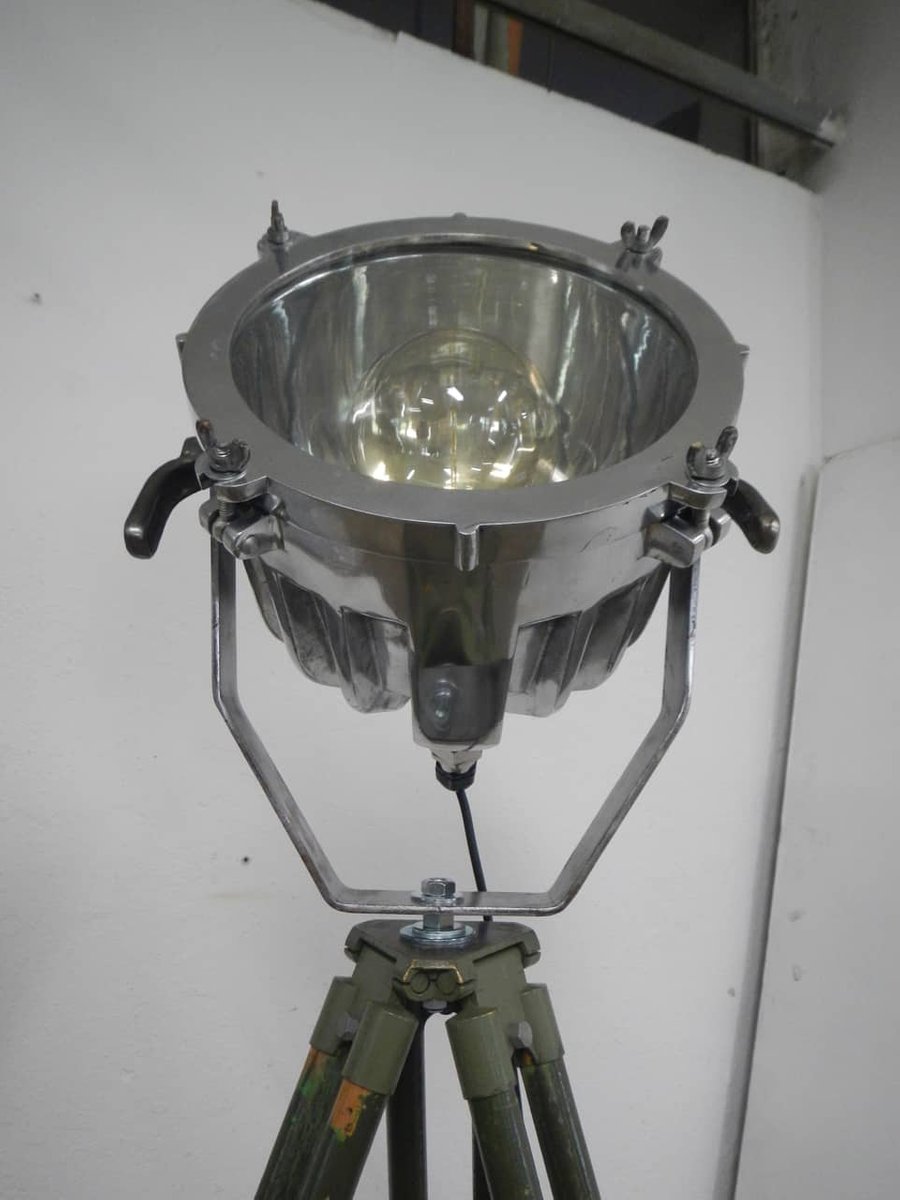 Naval Lamp with Easel, 1950s for sale at Pamono
