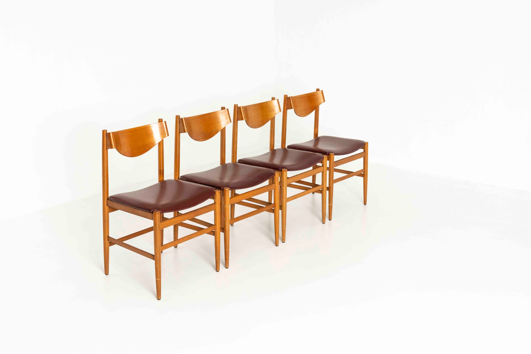 Dining Chairs by Gianfranco Frattini for Cassina, 1960s, Set of 4 for ...