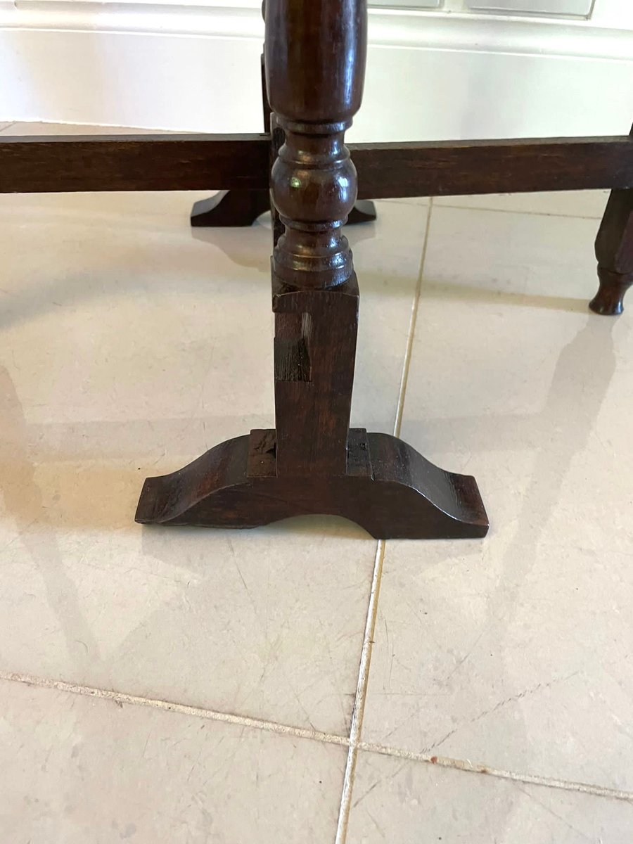 Antique Victorian Oak Coaching Table for sale at Pamono
