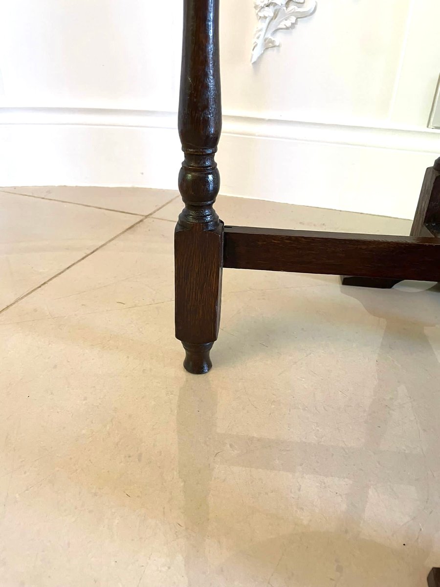 Antique Victorian Oak Coaching Table for sale at Pamono