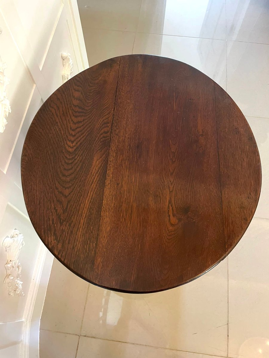 Antique Victorian Oak Coaching Table for sale at Pamono